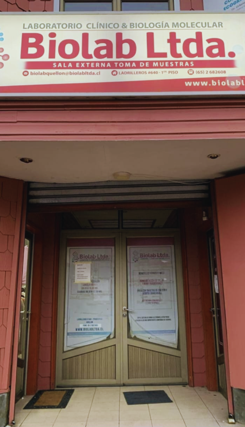 CONTACTO – Laboratorio Biolab Ltda